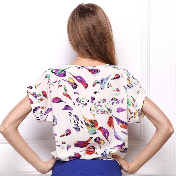 Tops | Painted Birds Plus Size Blouse | Poshmark